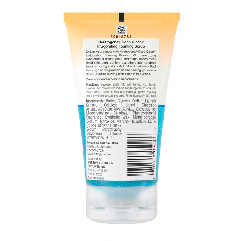 NEUTROGENA DEEP CLEAN FOAMING SCRUB 125ML