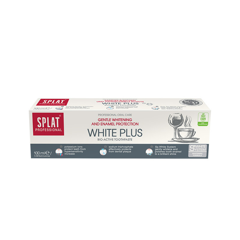 SPLAT PROFESSIONAL PASTA DENTAL WHITE PLUS 100 ML