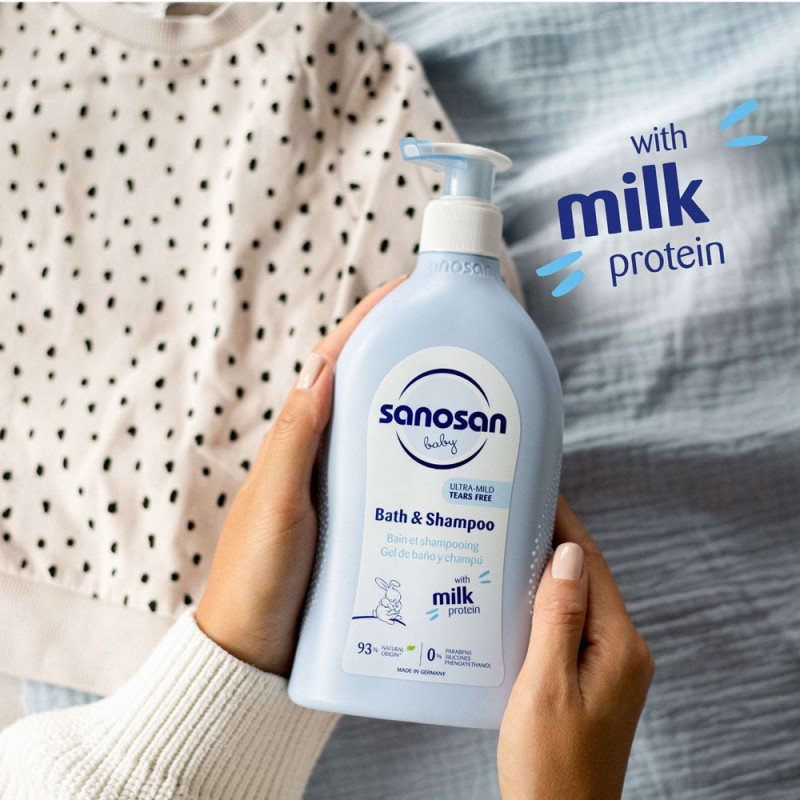 SANOSAN BABY BATH & SHAMPOO 200 ML
